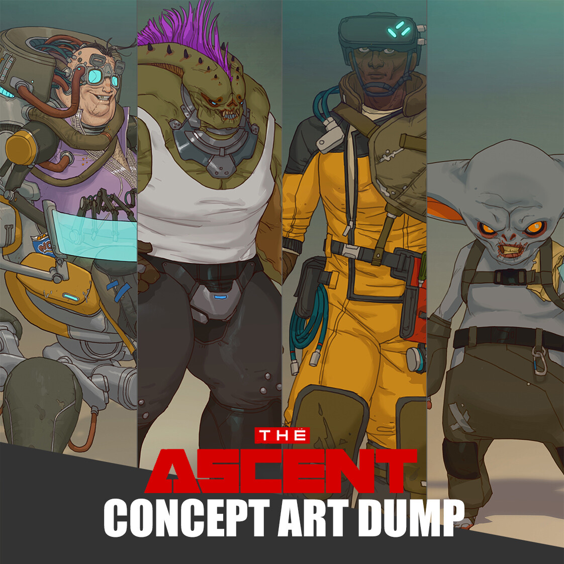 ArtStation - The Ascent Concept art dump