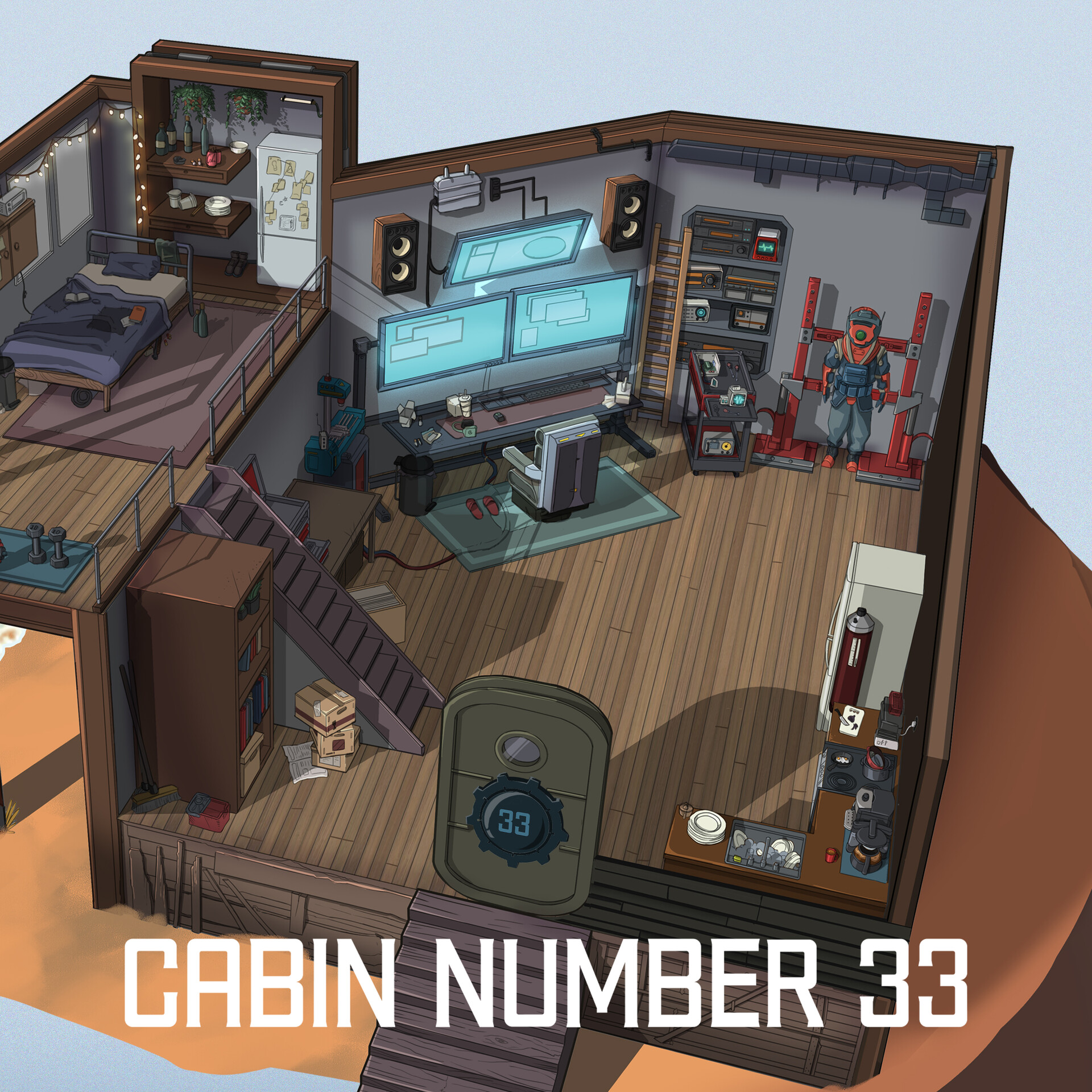 ArtStation - Cabin Number 33