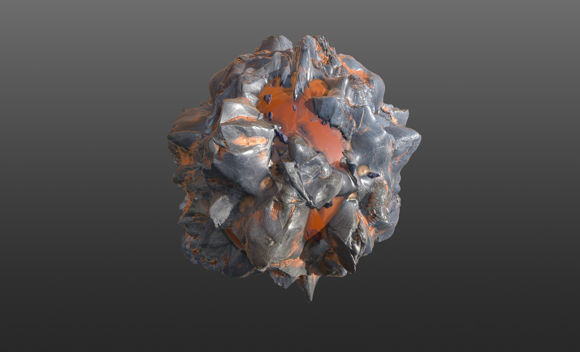 ArtStation - "Rusty" Rock Formation