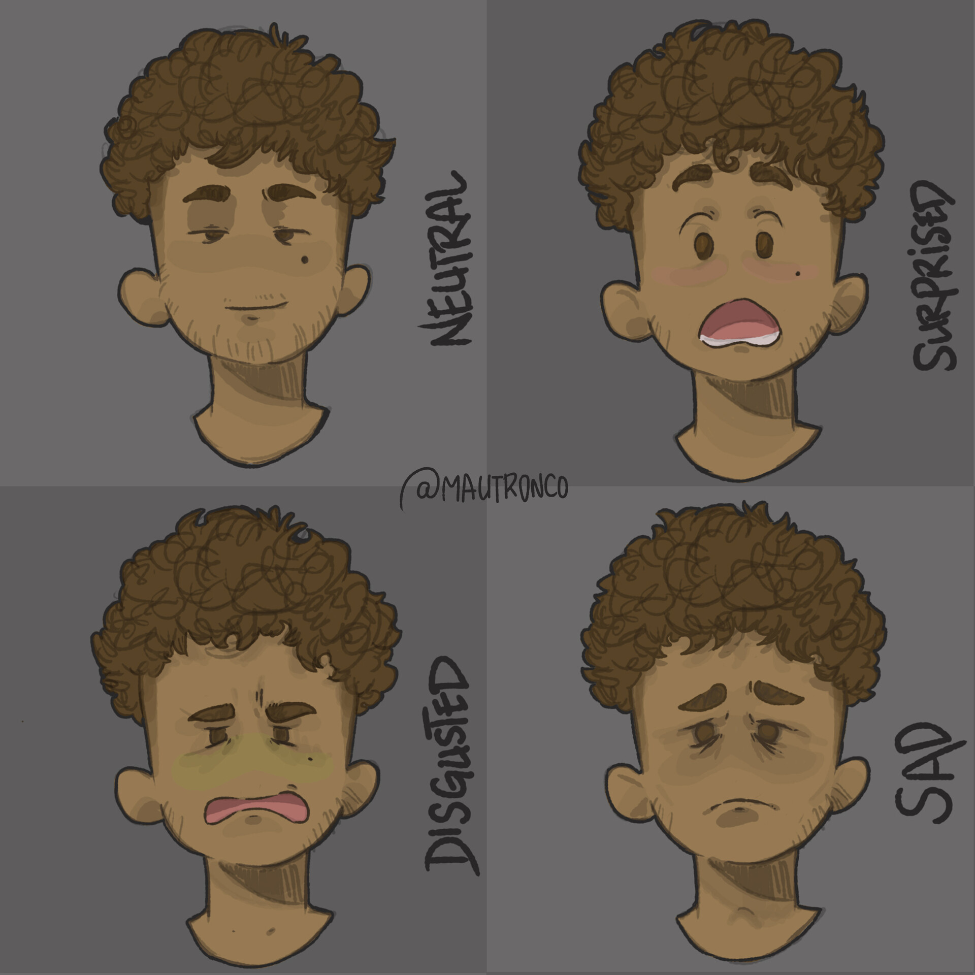 ArtStation - EXPRESSIONS STUDY