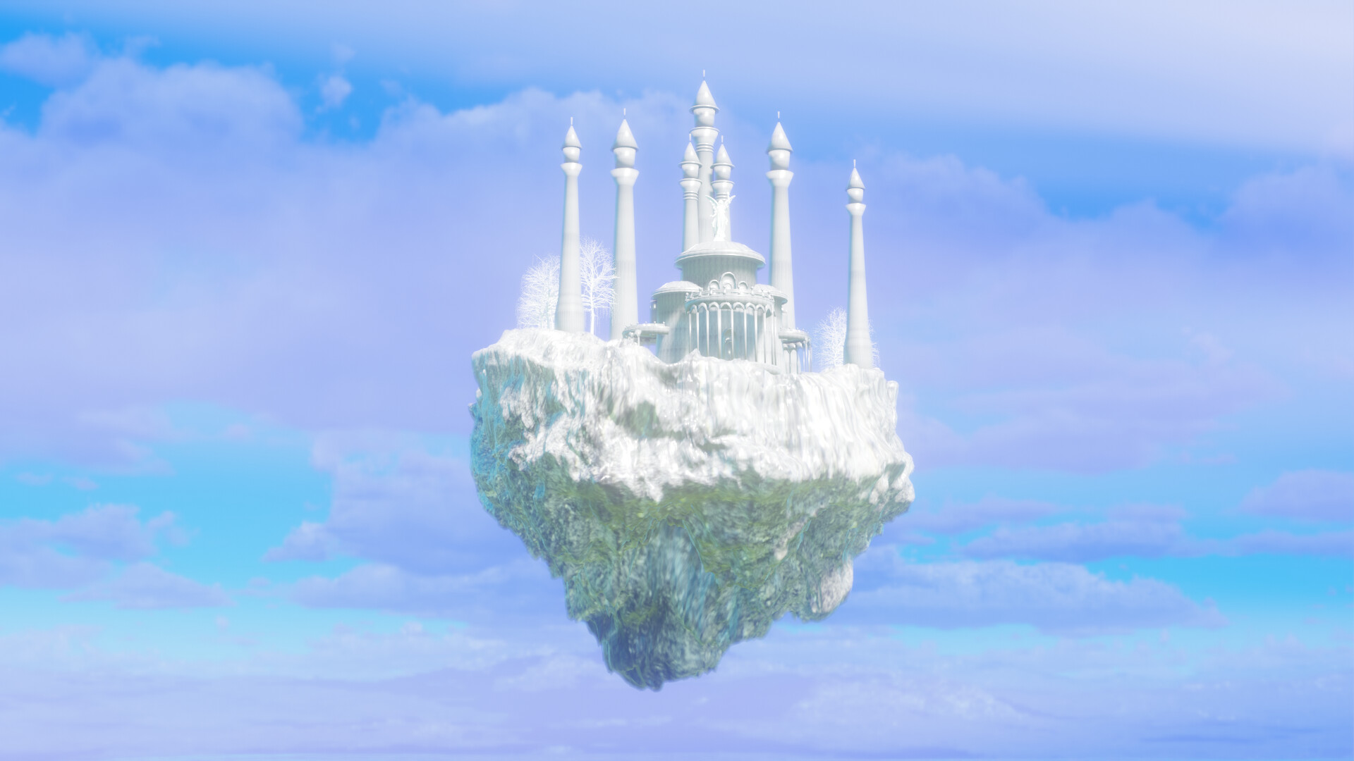 ArtStation - Sky castle