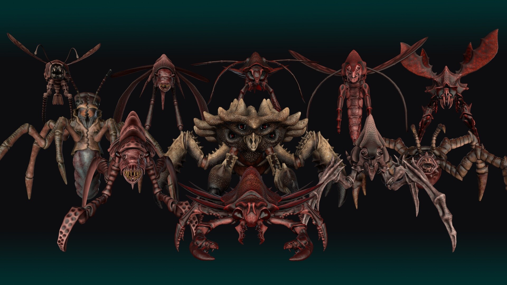 ArtStation - Shell Monsters Pack