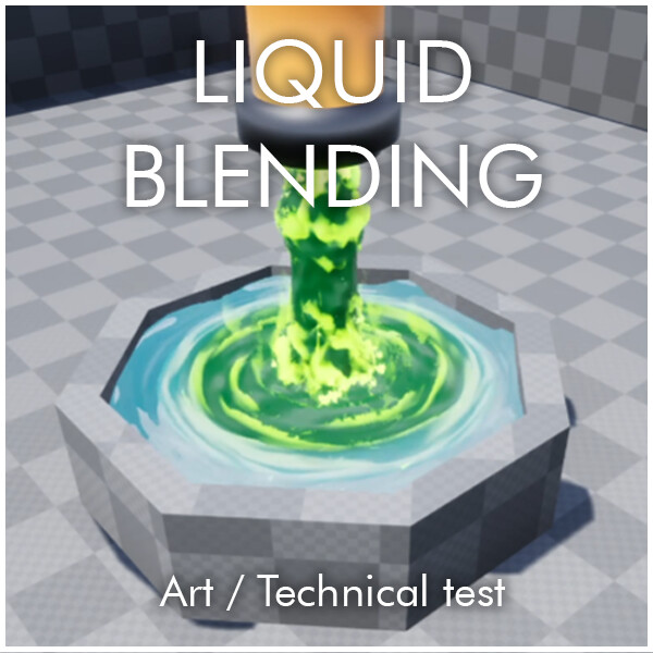 ArtStation - LIQUID BLENDING - ART TEST
