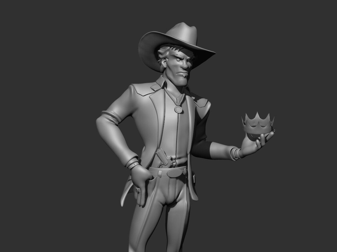 ArtStation - Cowboy 3d model
