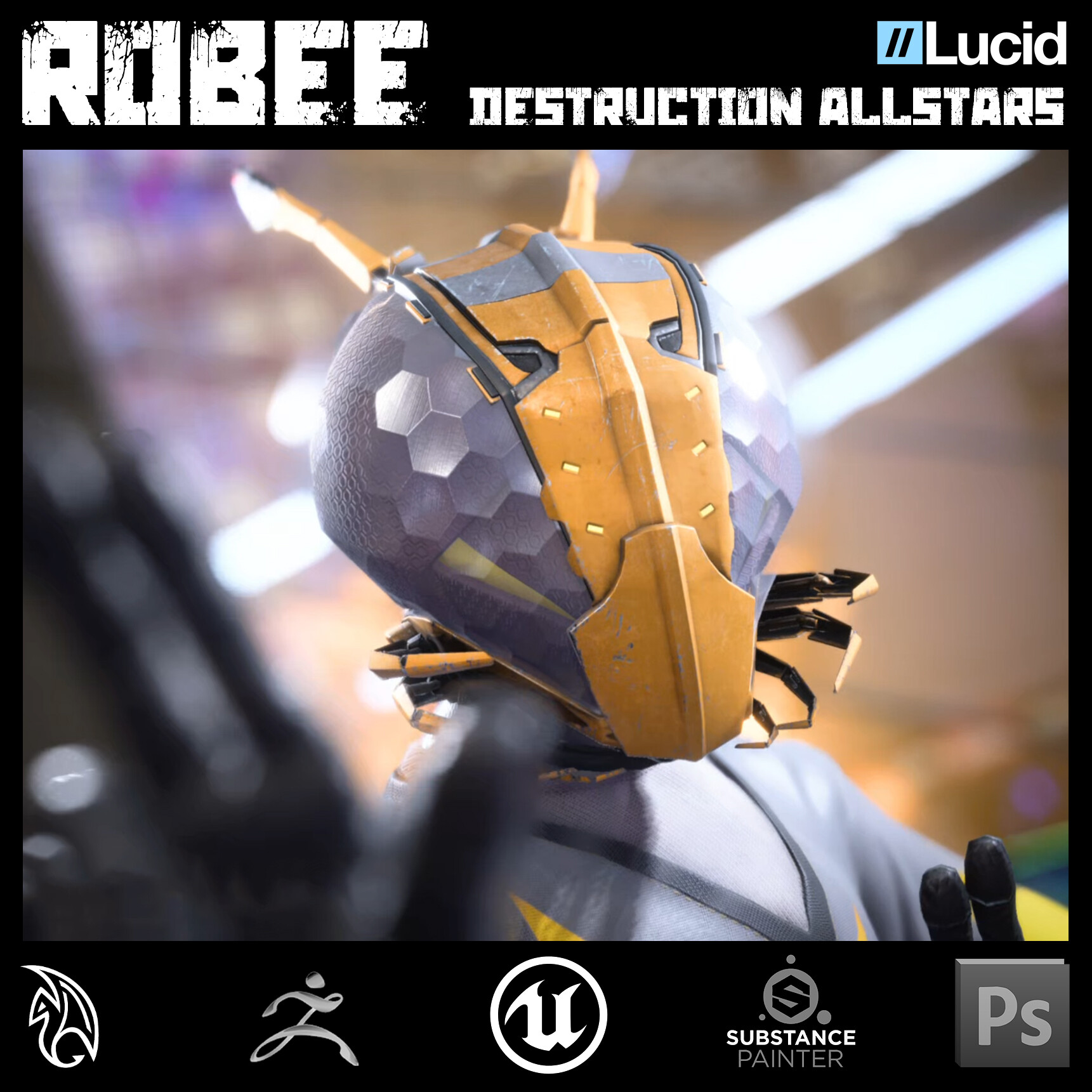 ArtStation - Shyft's - Robee Skin - Lucid's Destruction Allstars