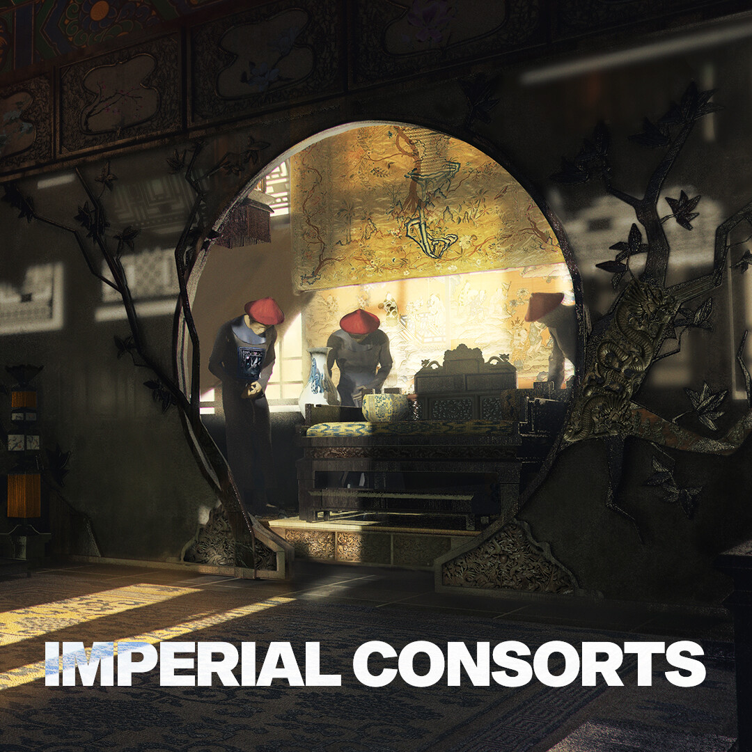 ArtStation - Imperial Consort Palace Entrance Hall