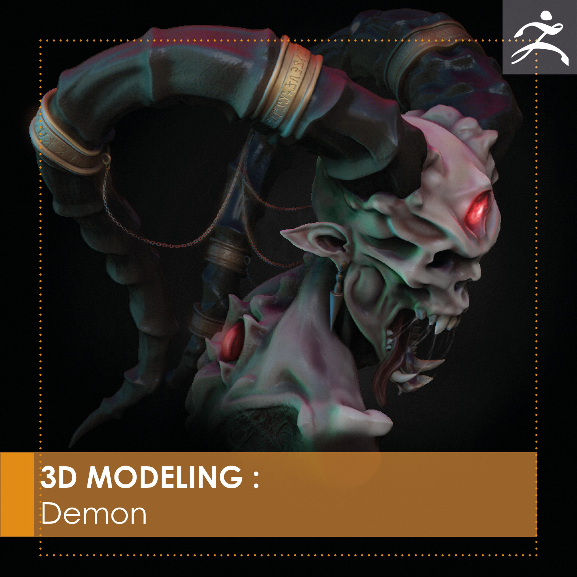 ArtStation - MODELING 3D : Demon