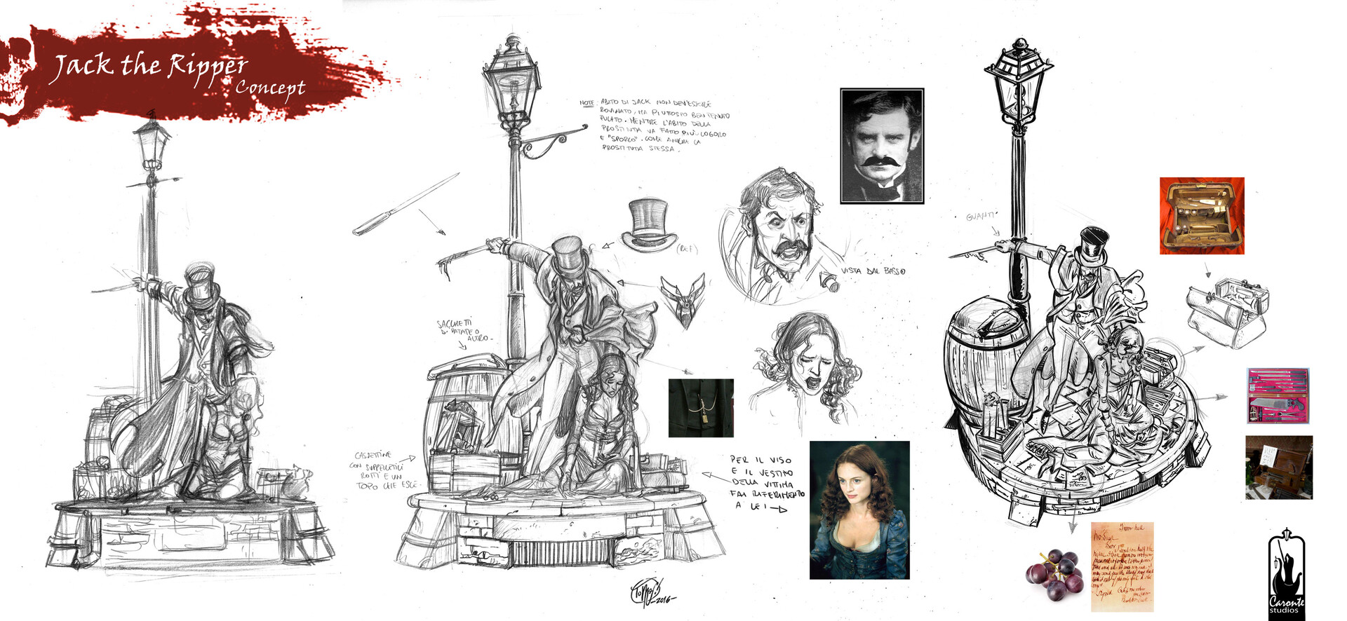 ArtStation - Jack the ripper - Statue Concept