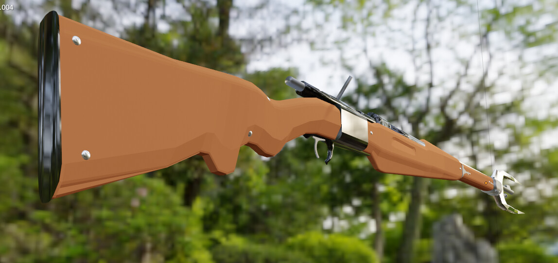 ArtStation - Fantasy Rifle Concept