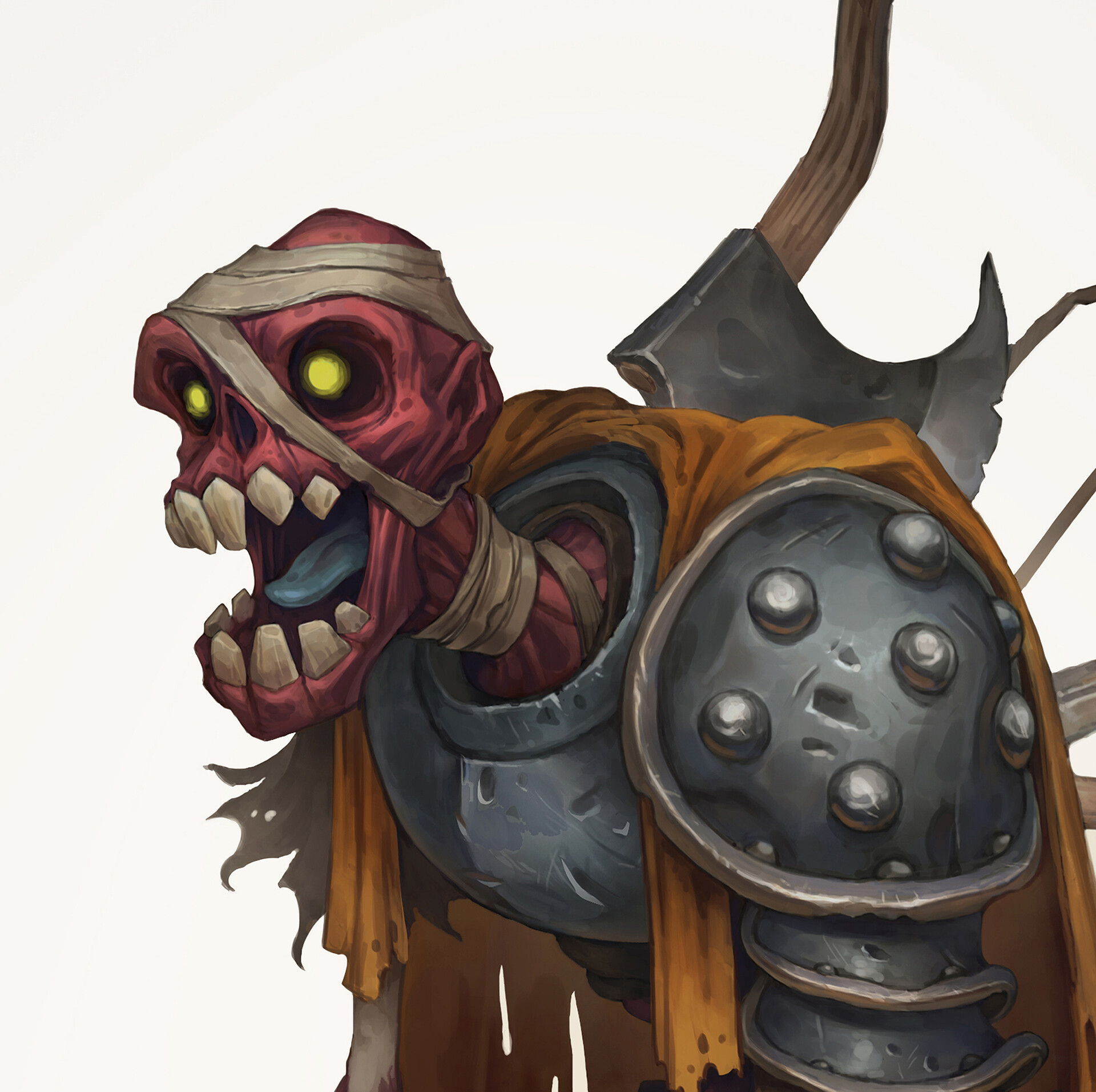 ArtStation - Zombie soldier 丧尸士兵