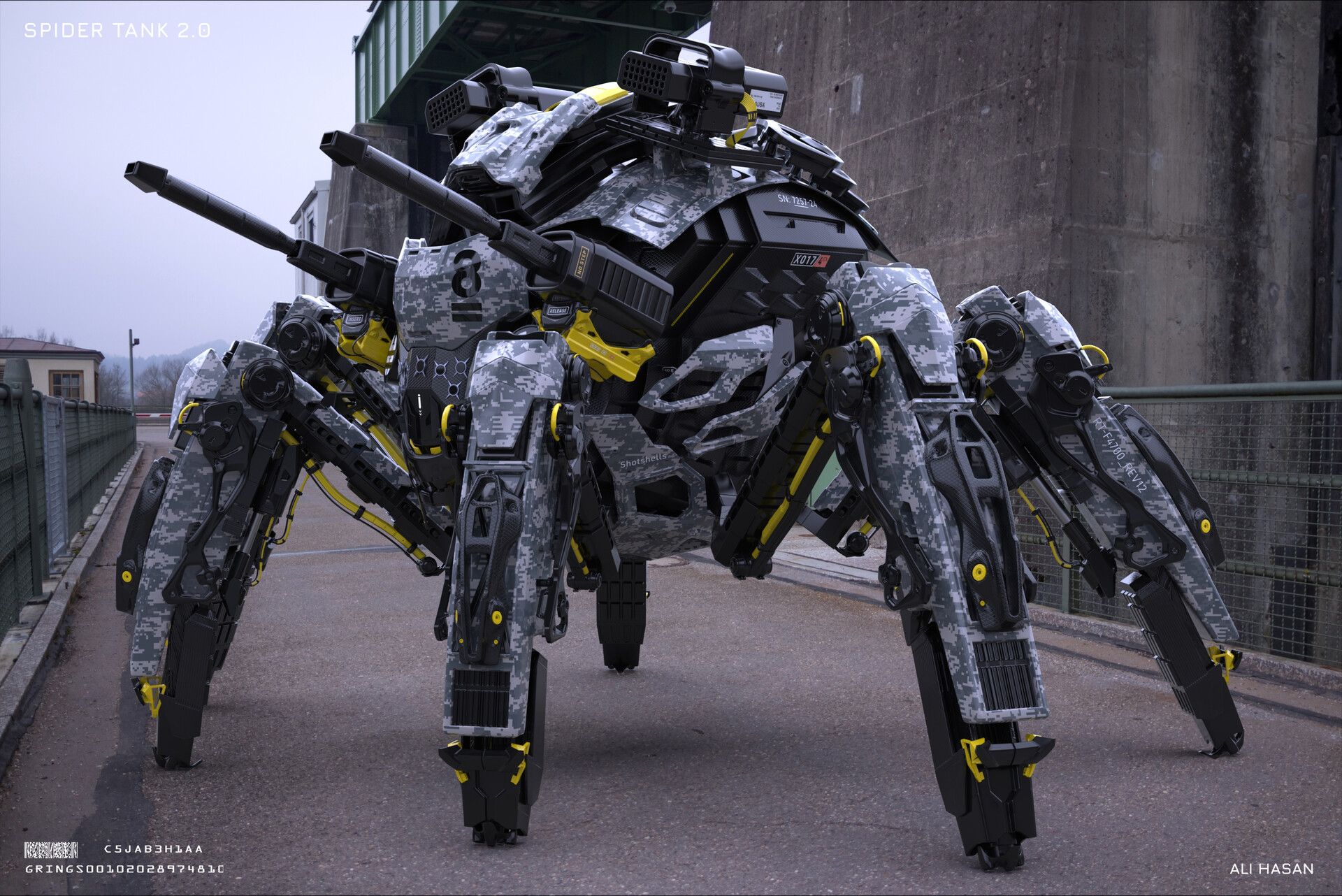 ArtStation - SPIDER TANK 2.0