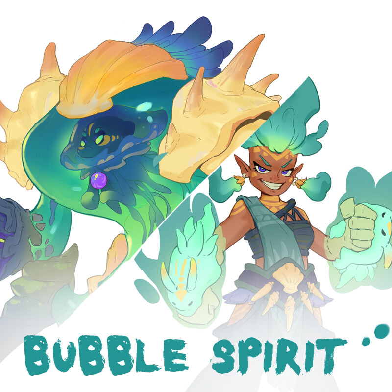 ArtStation - Bubble spirit