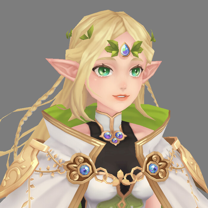 ArtStation - mage elf girl