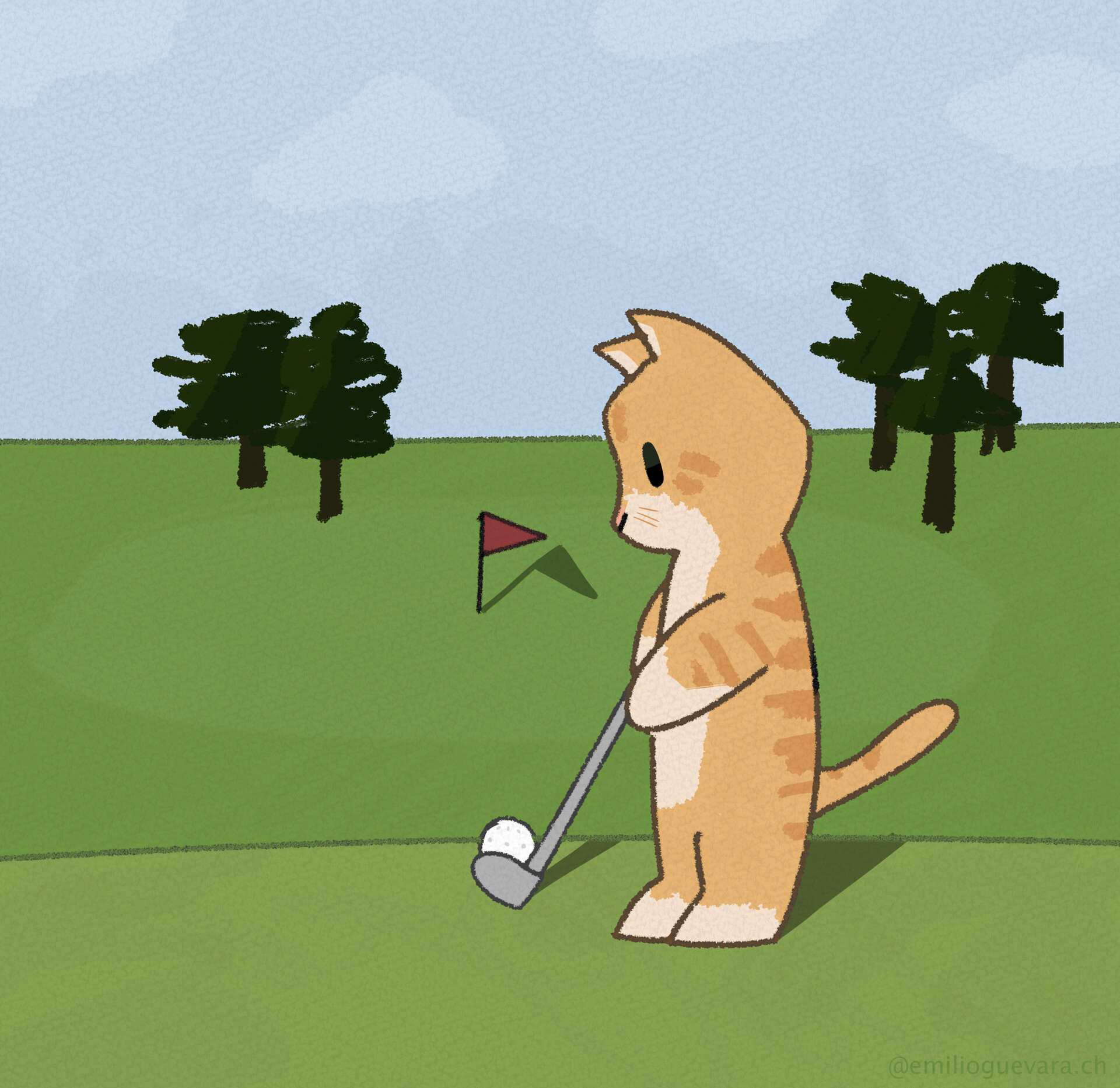 ArtStation - Cat illustrations