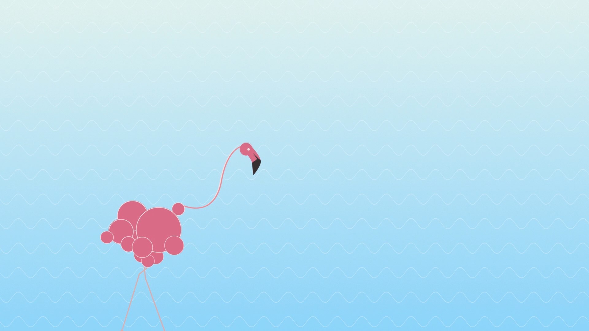 ArtStation - Flamingo walk