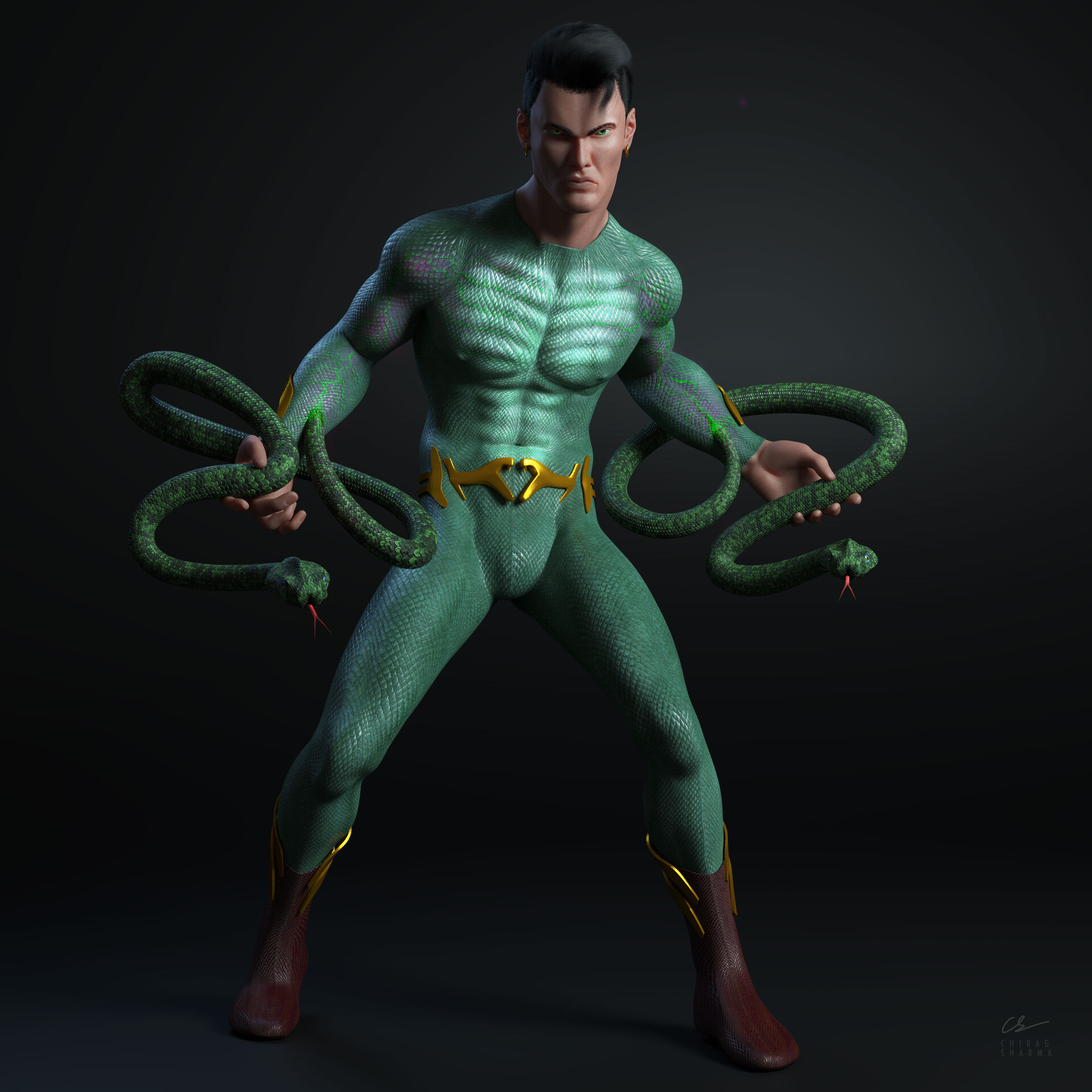 ArtStation - Nagraj - The Snake King