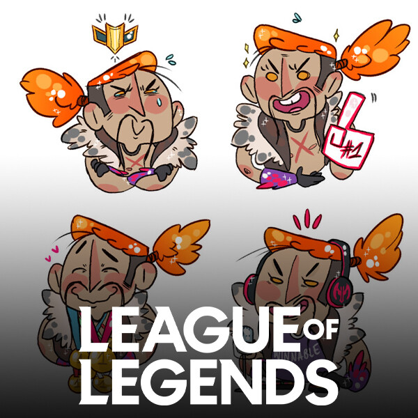 ArtStation - RIOT MINI EMOTES