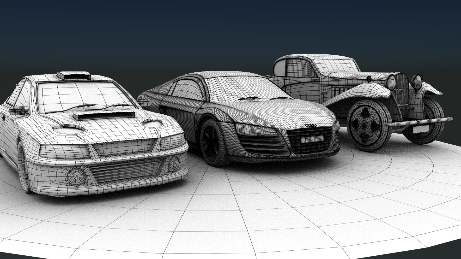 ArtStation - 3D car modeling