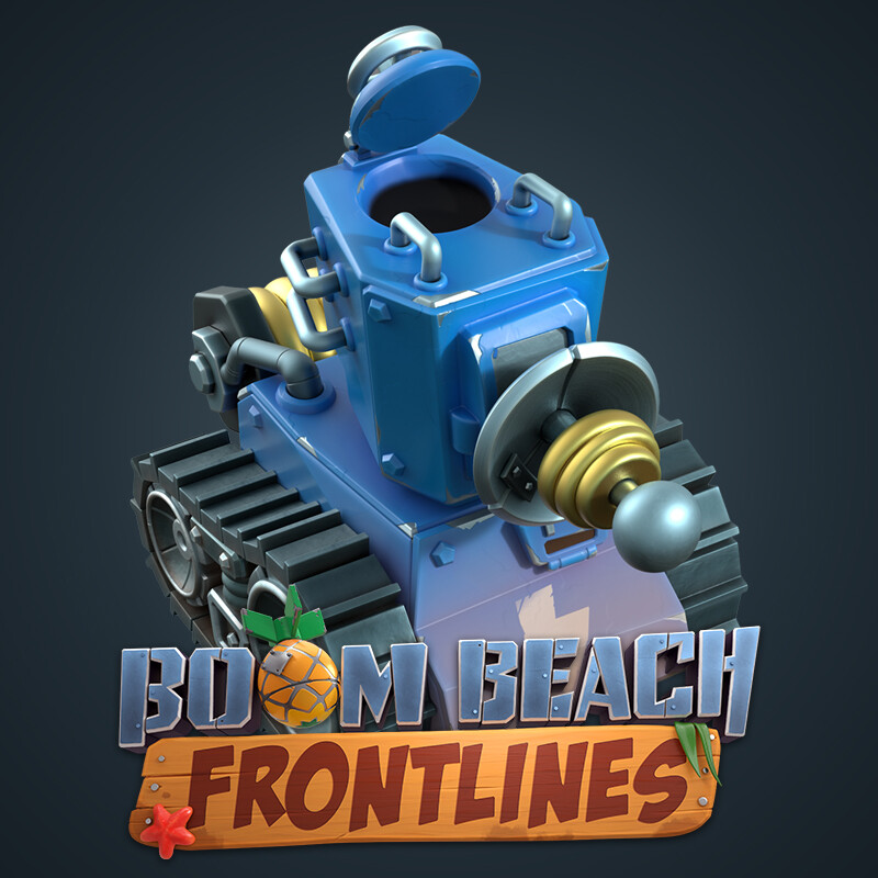 ArtStation - Boom Beach: Frontlines - Lazer Tank