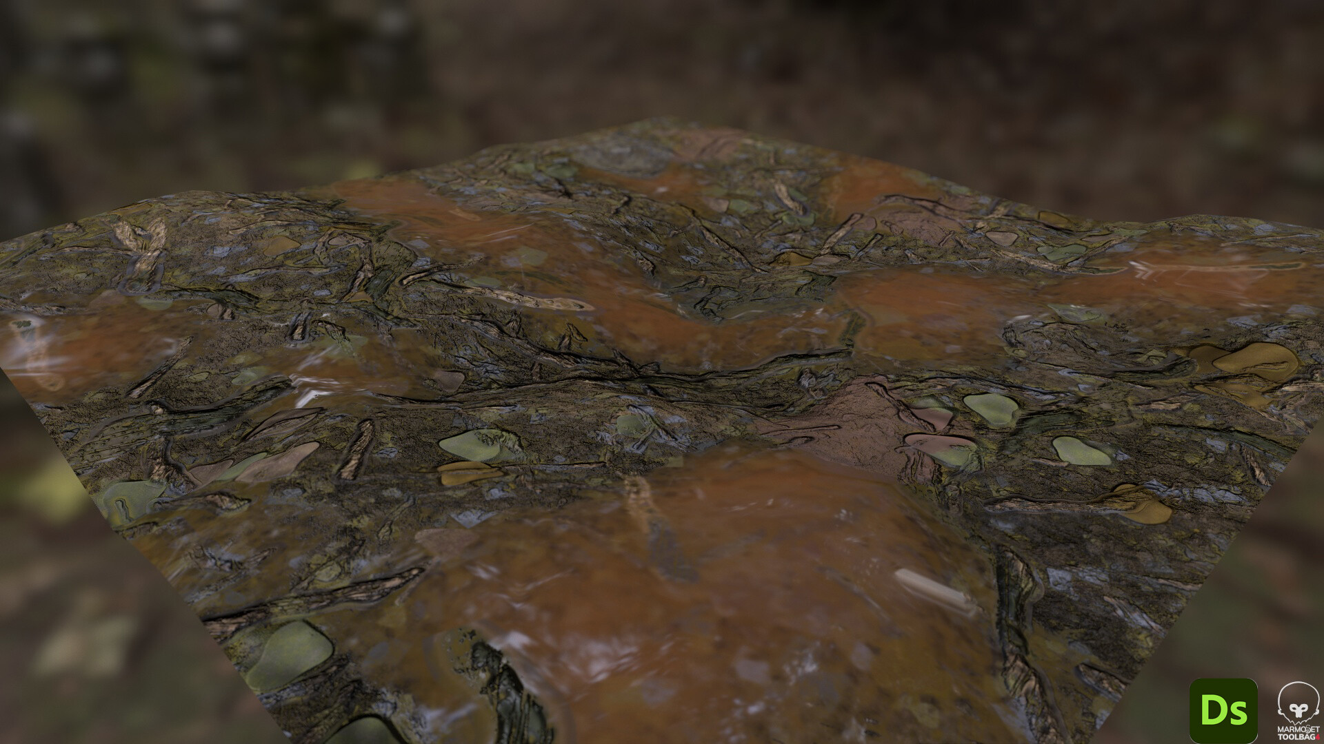 ArtStation - Marsh Ground Material