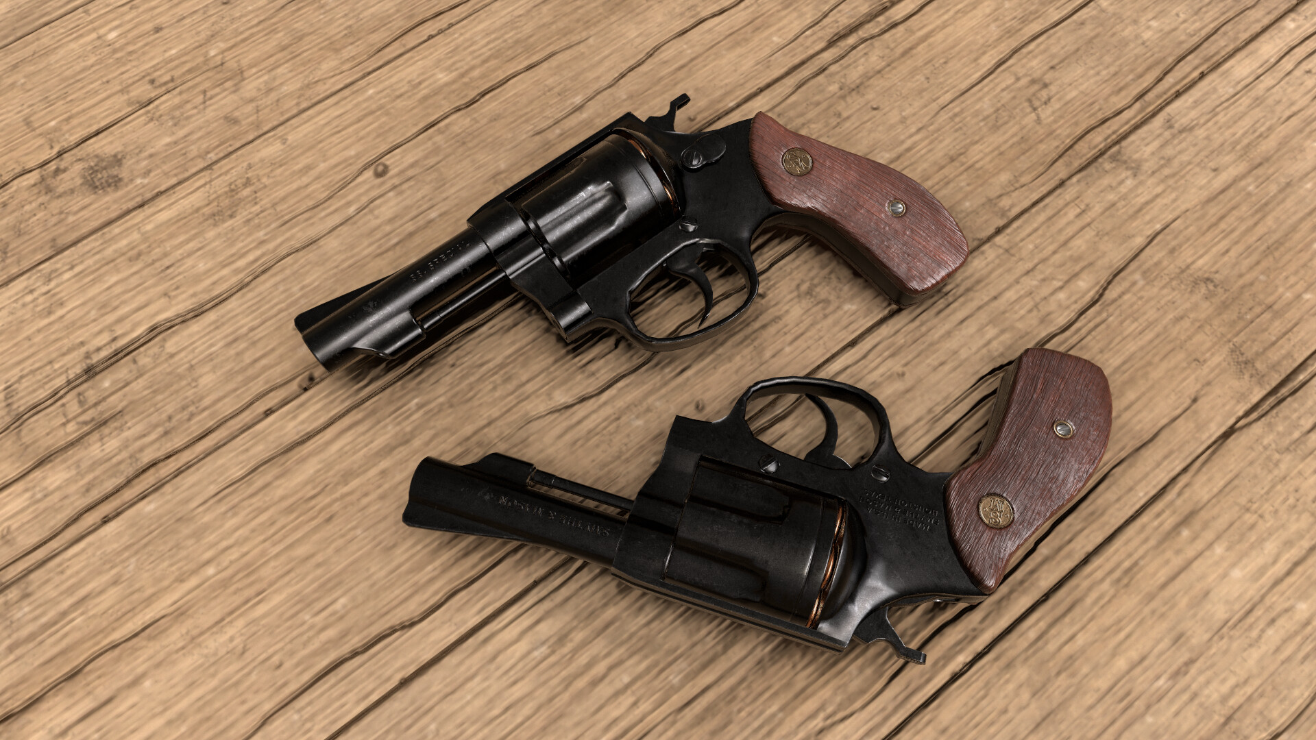 ArtStation - .38 Revolver