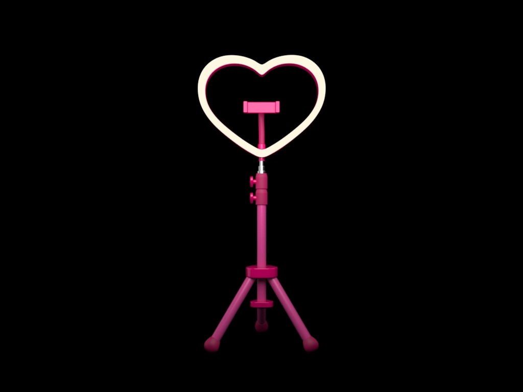 ArtStation - Heart Shape Ring Light