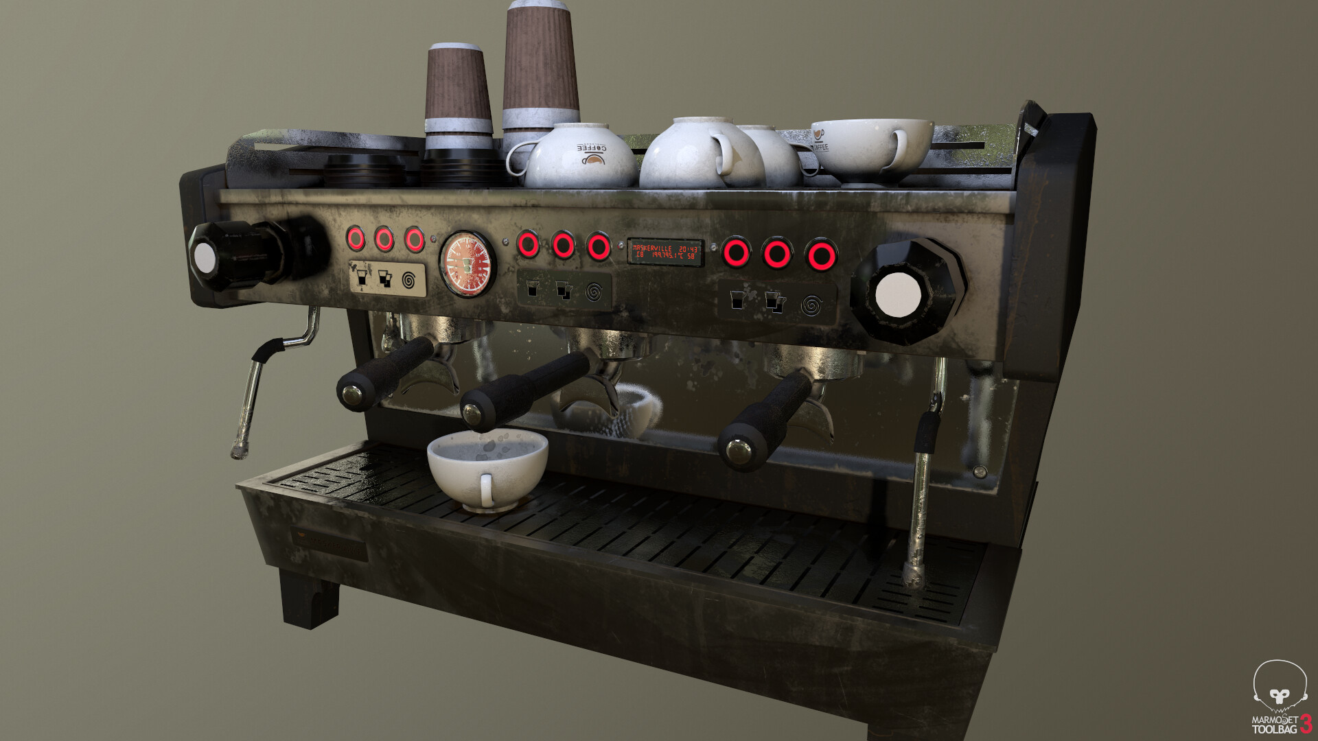 ArtStation - Dirty Coffee Machine