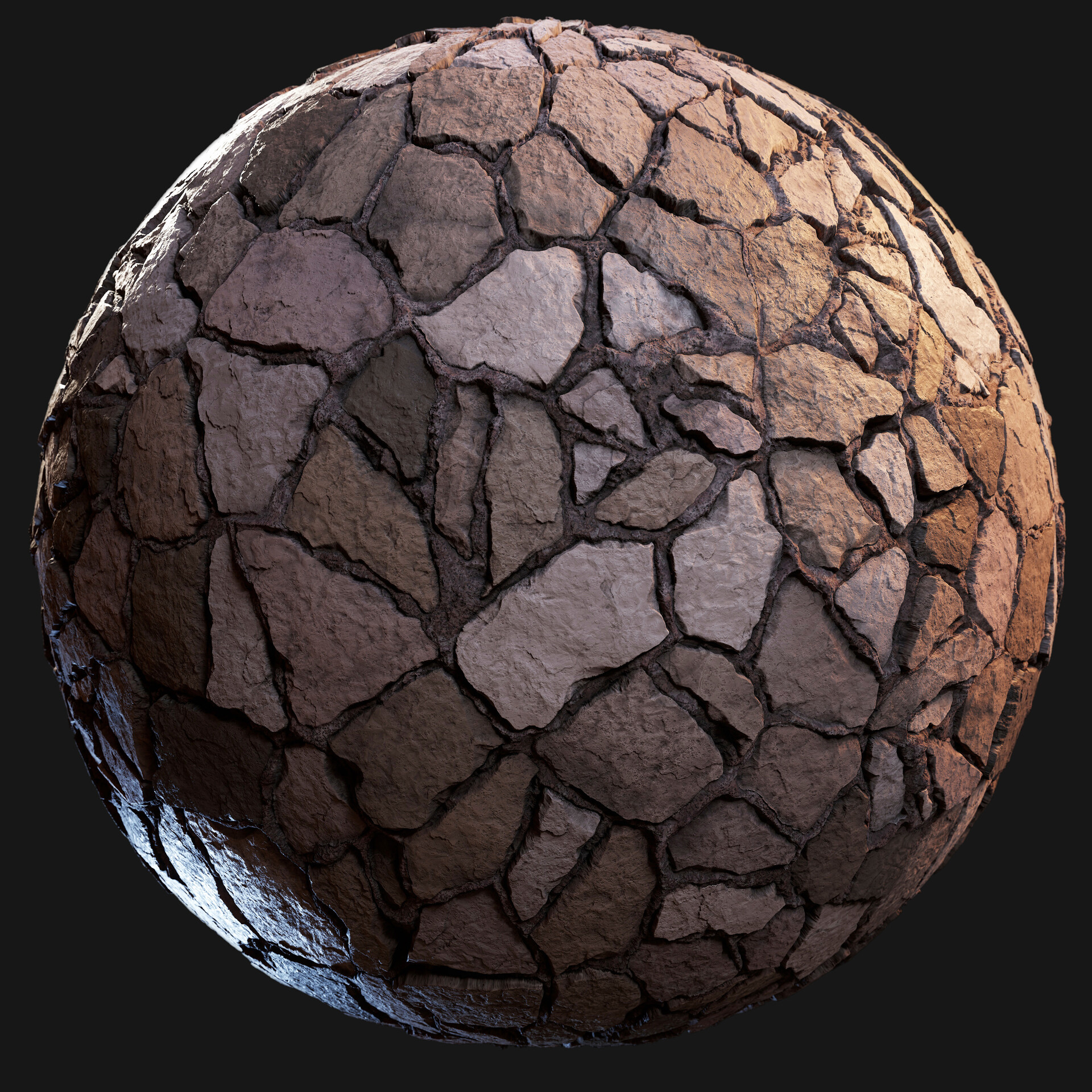 ArtStation - Messy Multi Size Stone Wall 01