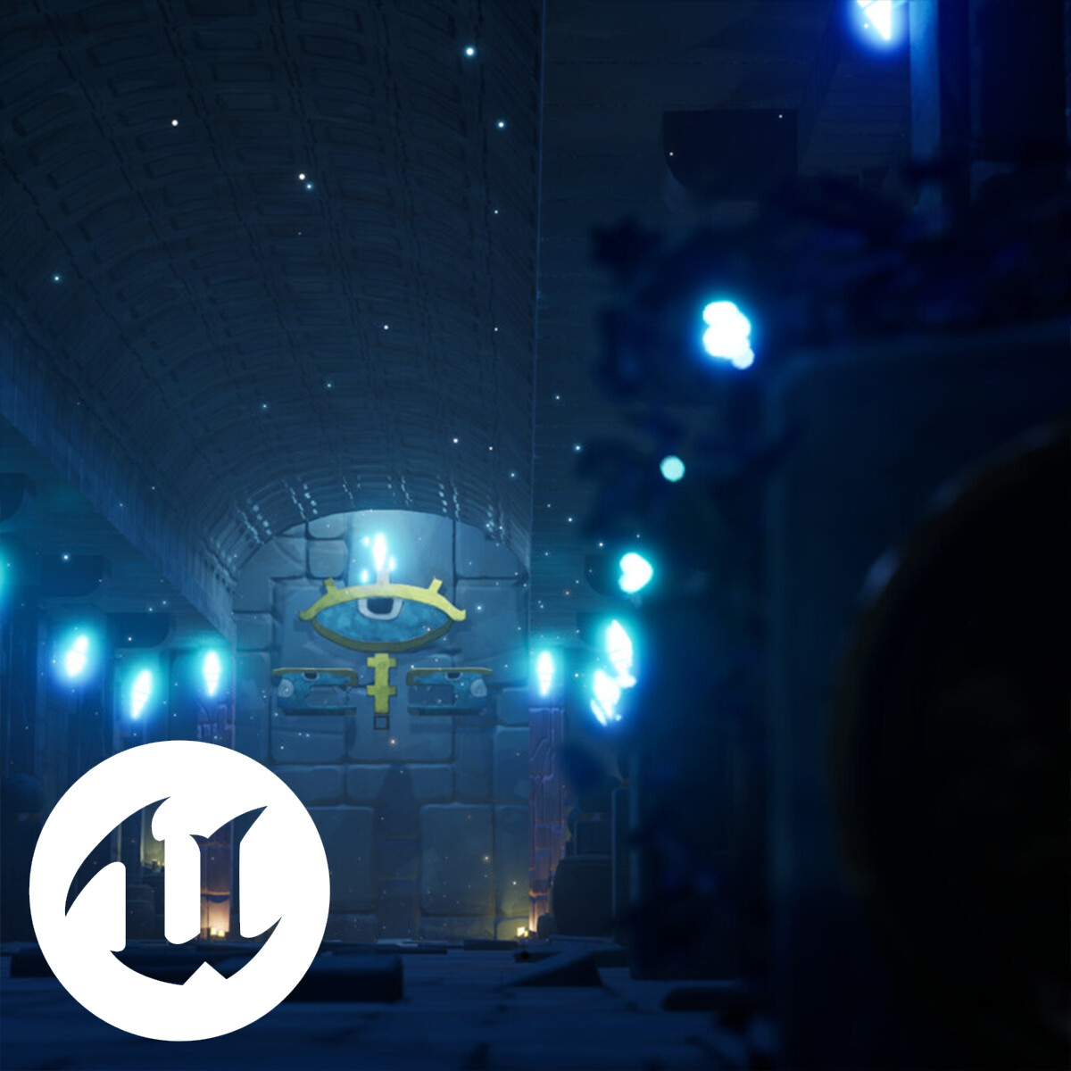 ArtStation - The Blue Crystal Dungeon