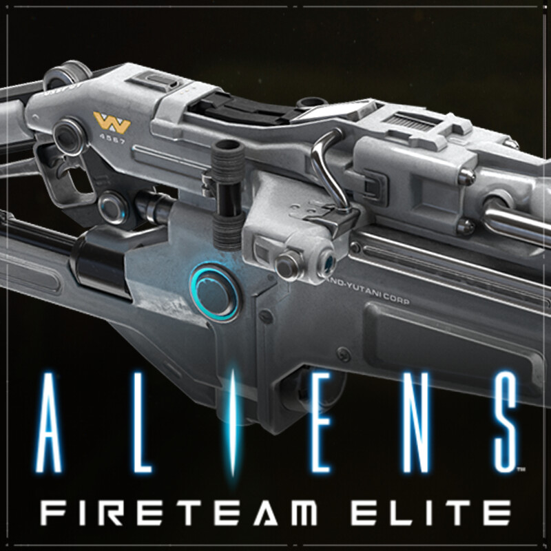 ArtStation - Aliens Fireteam Elite: Plasma Launcher CUT