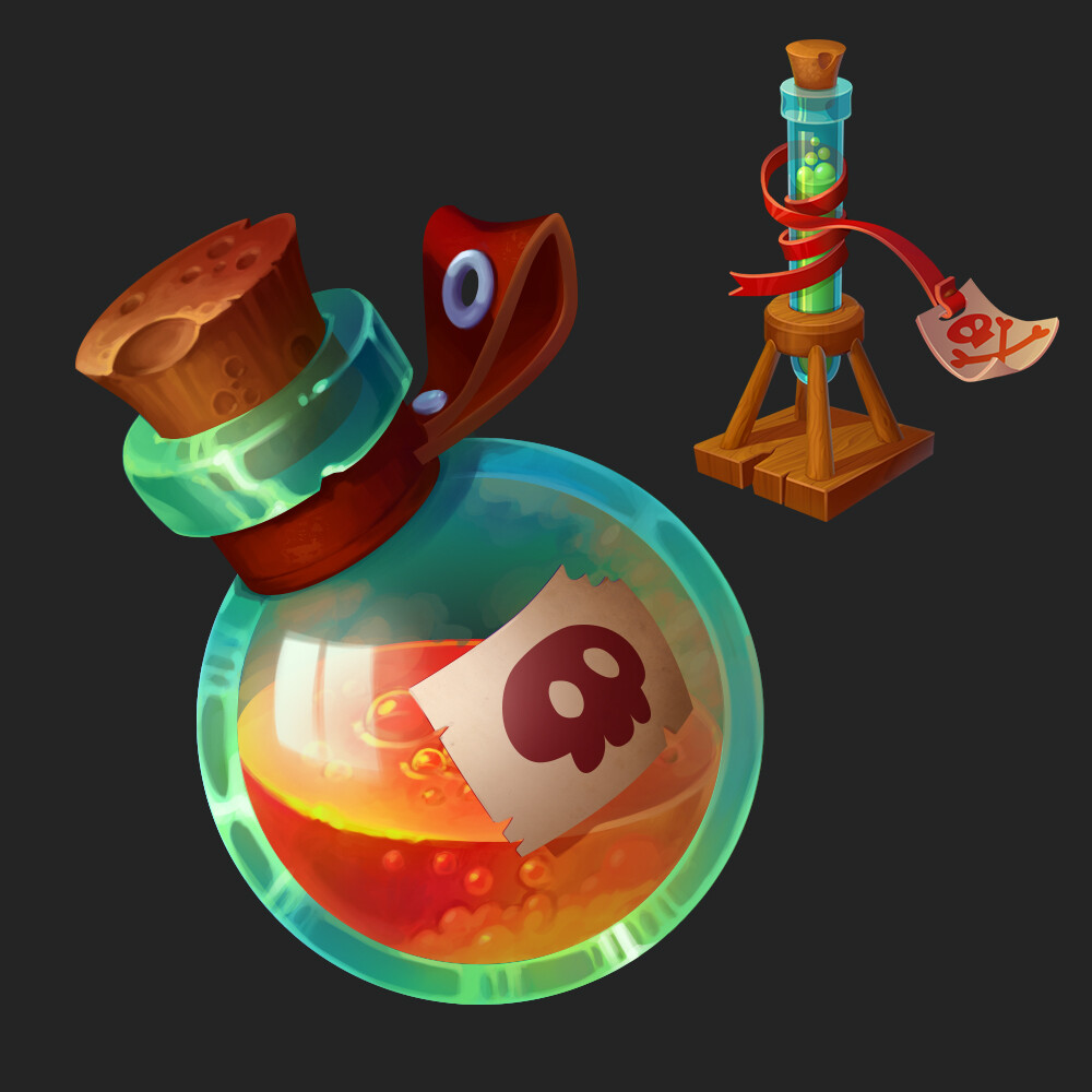 ArtStation - Potion glass