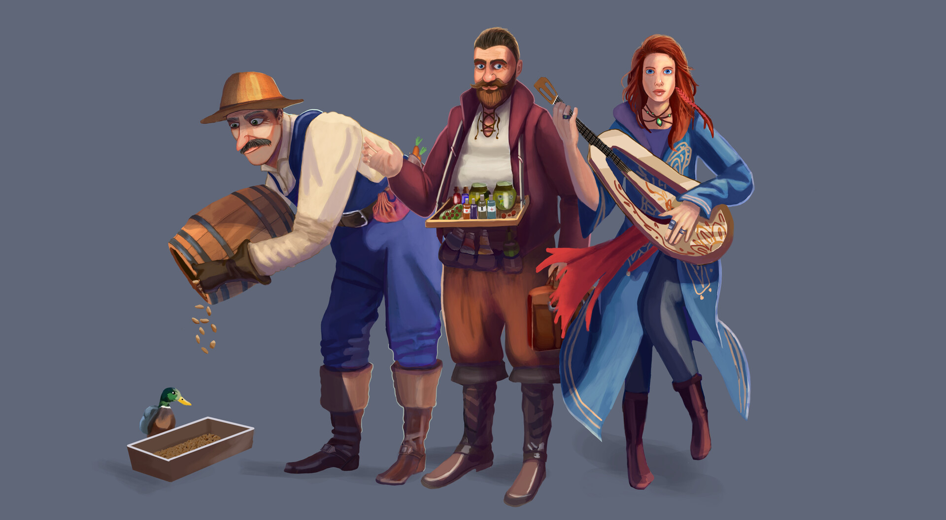 ArtStation - Fantasy World Characters