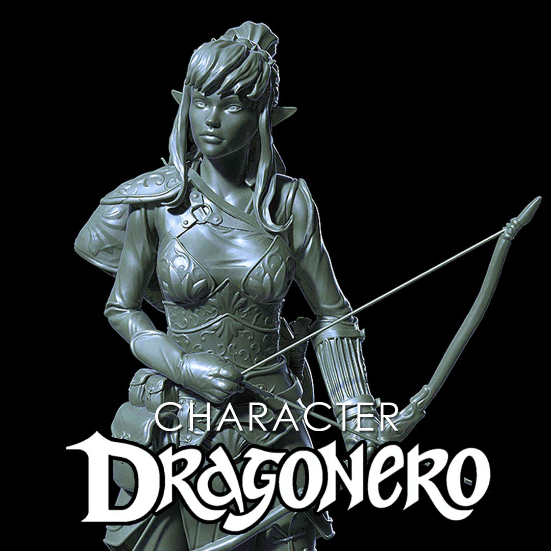 ArtStation - Sera - Elf in the Dragonero series