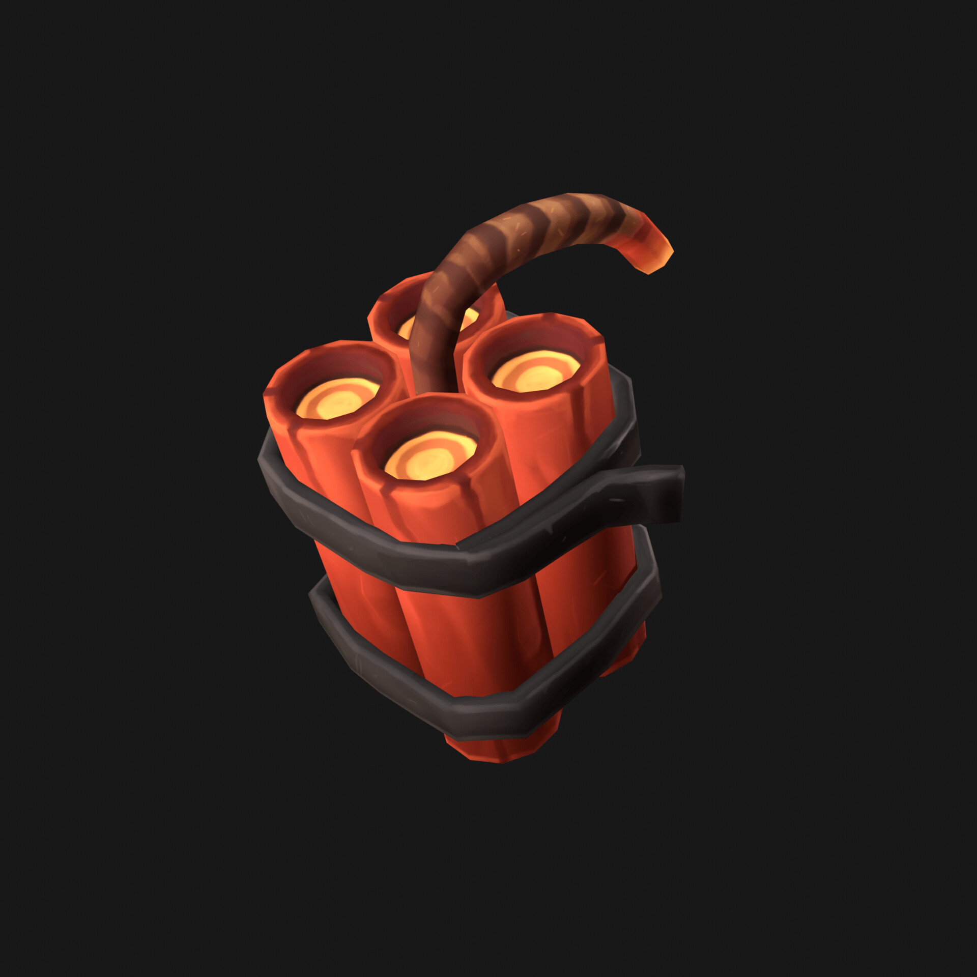 ArtStation - Dynamite Hand Painted