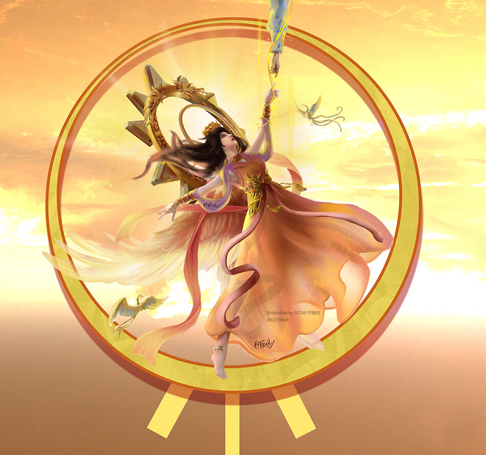 ArtStation - Phoenix. Glorious Sun