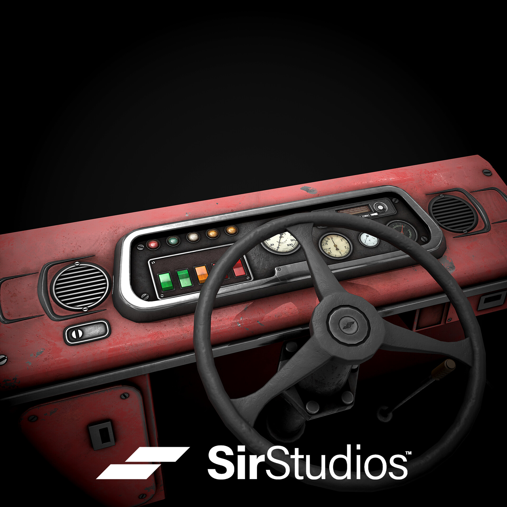 ArtStation - Bus Interior 3