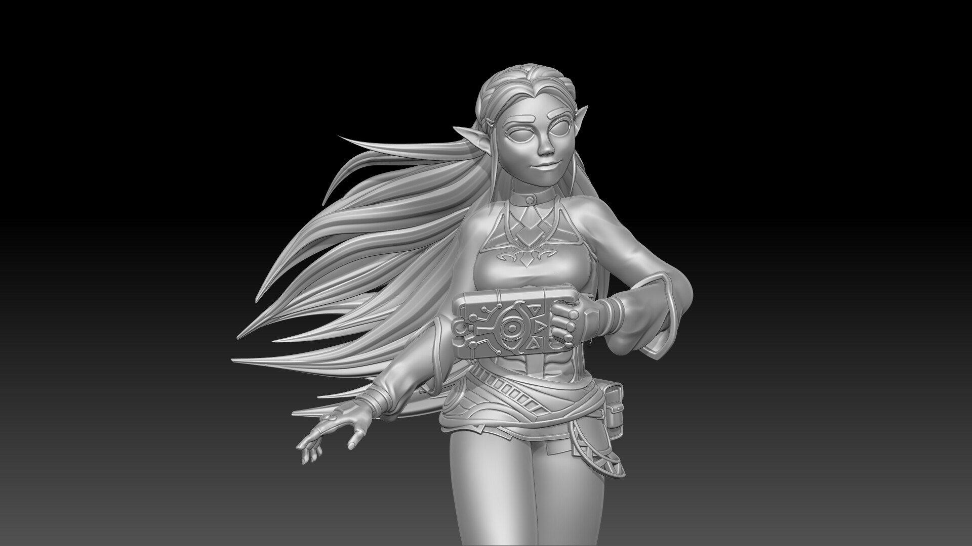 ArtStation - Zelda Breath of the Wild - 3D Print