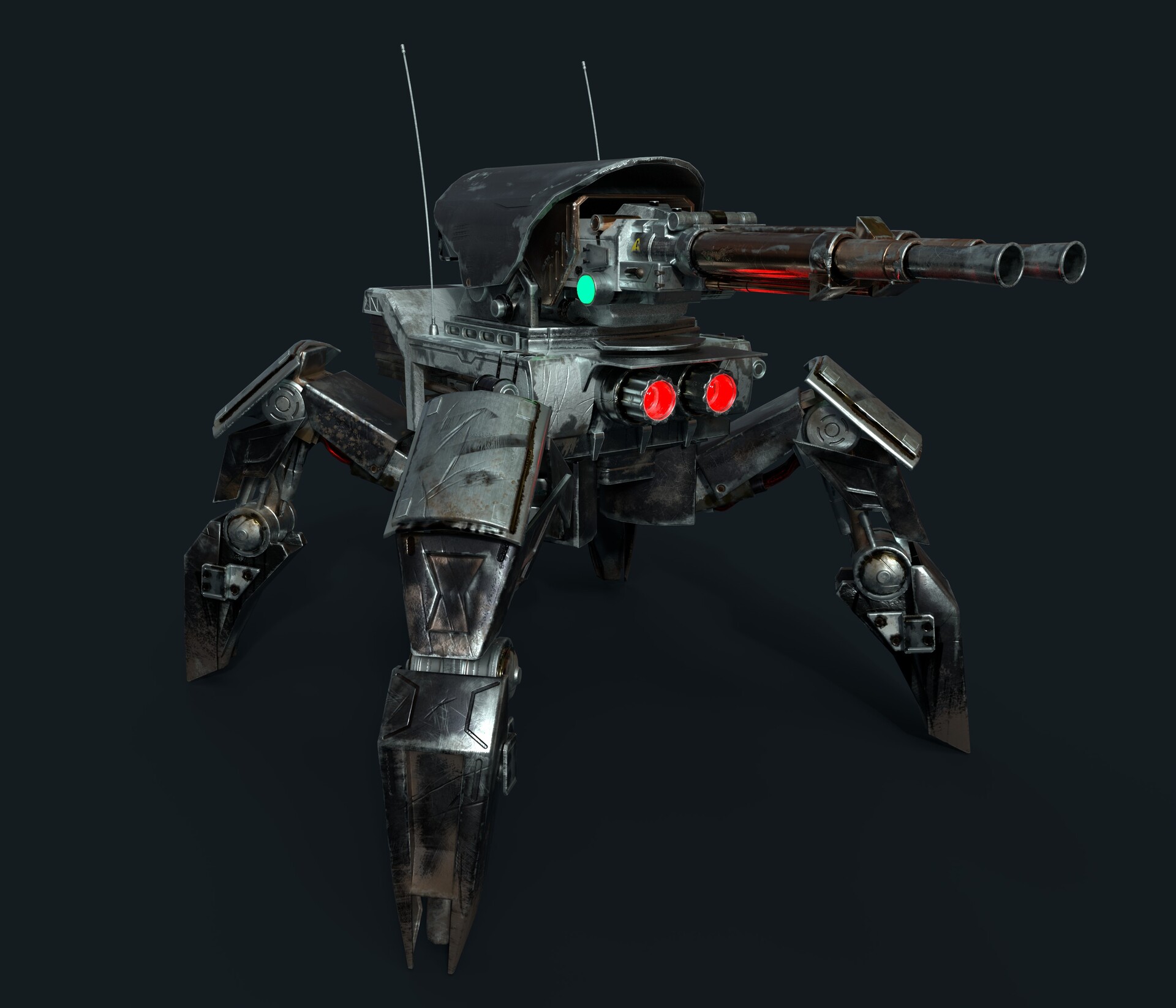 ArtStation - Spider Turret