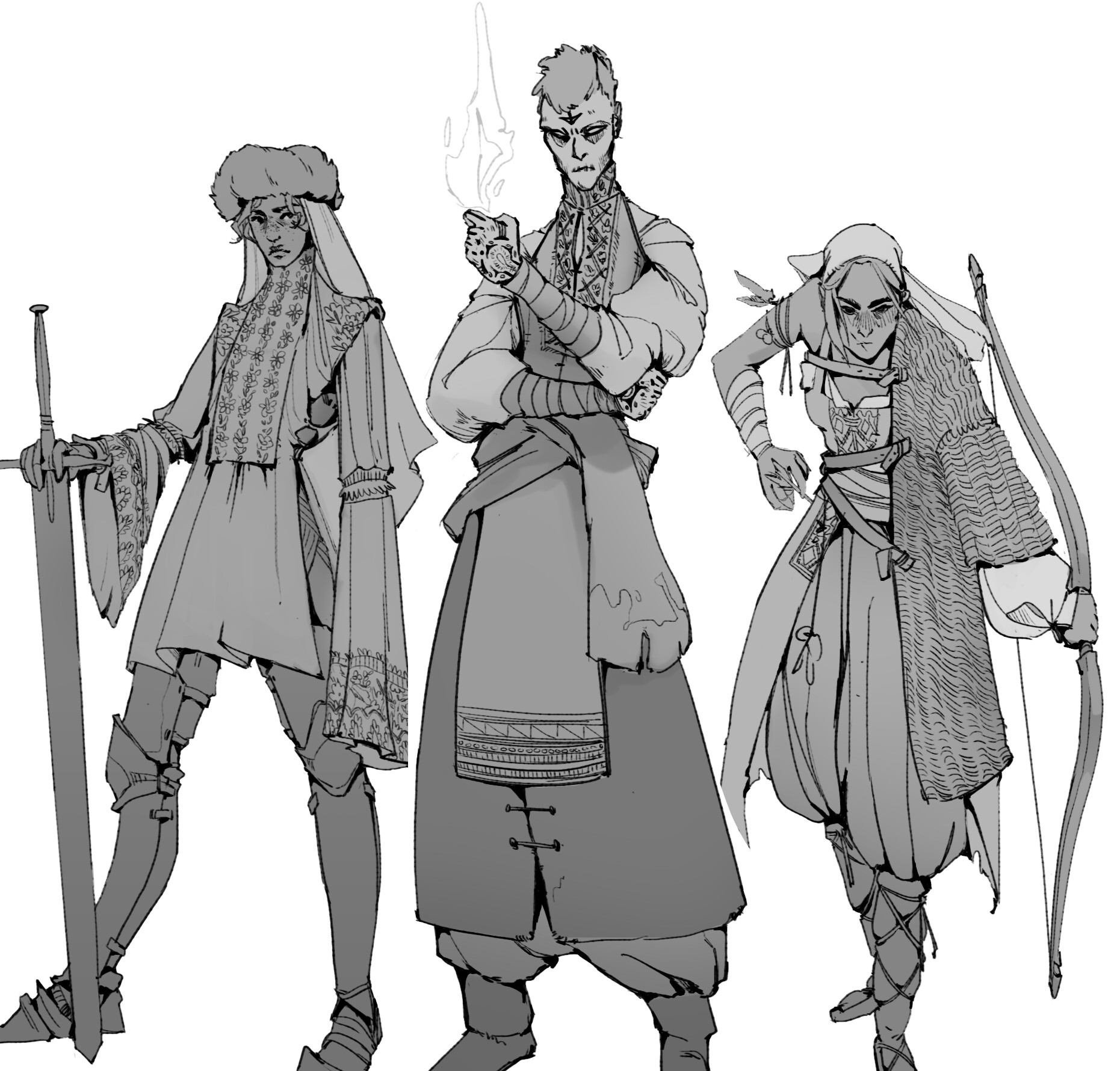 ArtStation - Slavic rpg characters