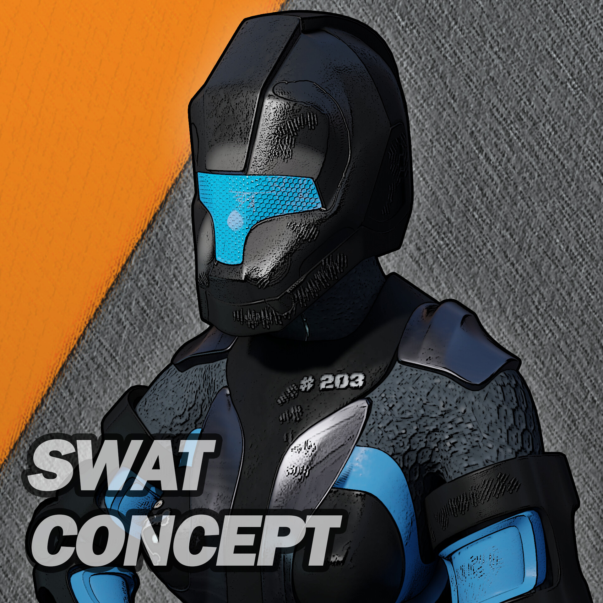 ArtStation - SWAT armor concept