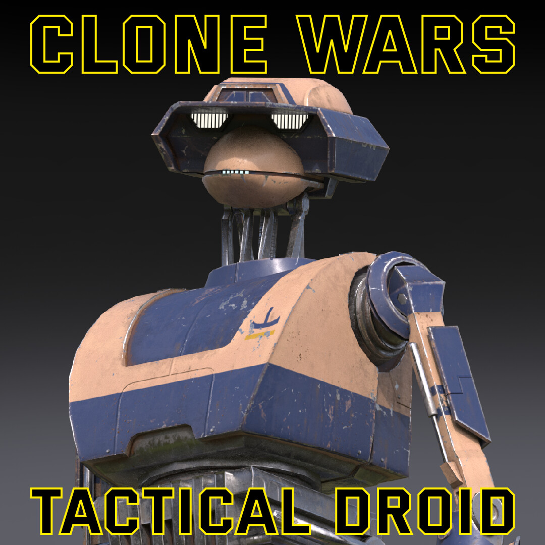 ArtStation - Separatist Crisis: T-Series Tactical Droid