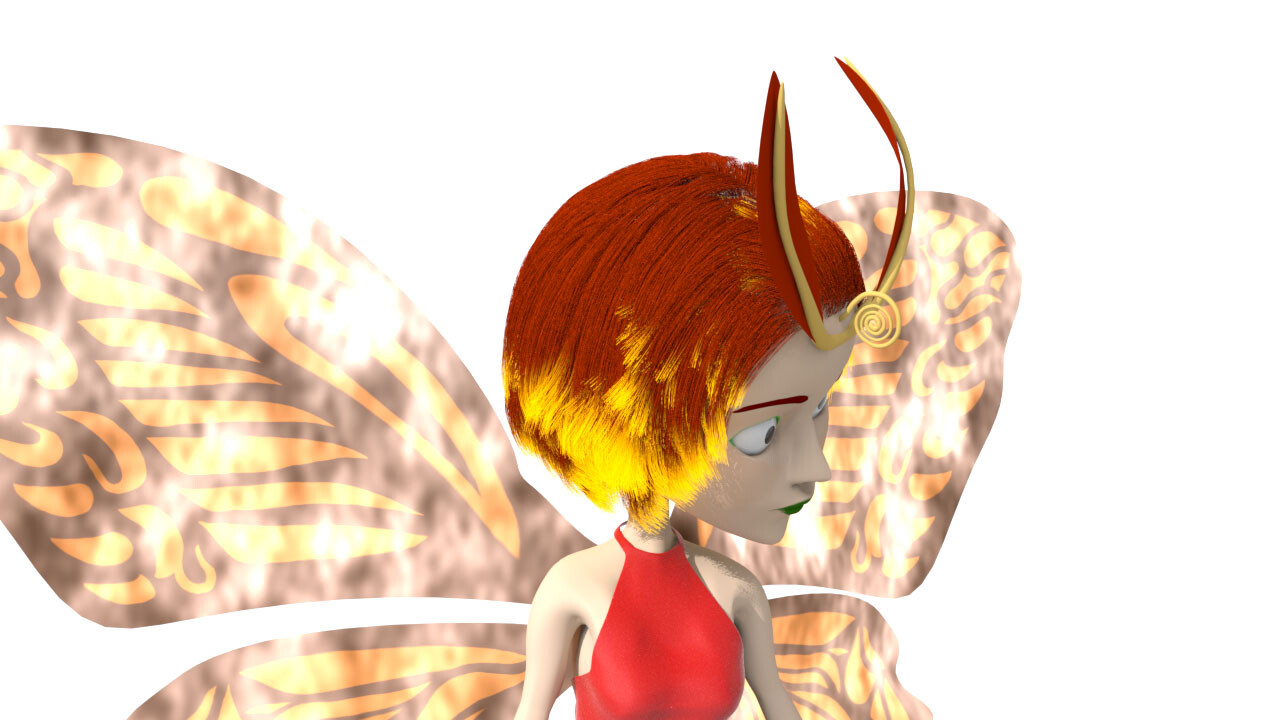 ArtStation - Butterfly Girl