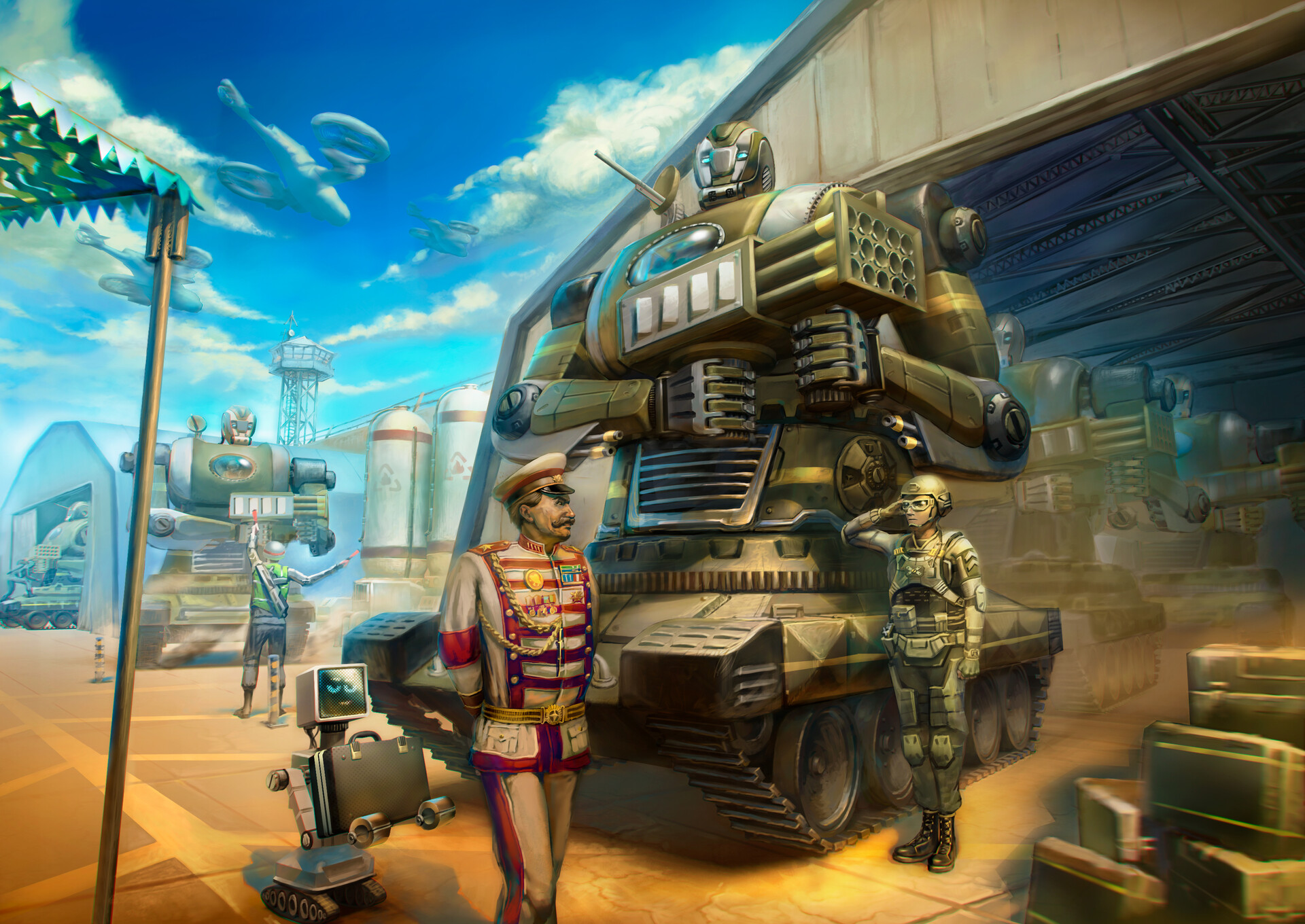 ArtStation - March of Robots Contest