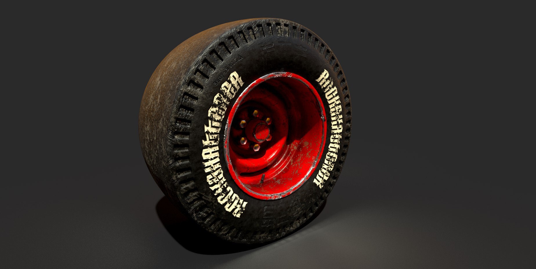 ArtStation - Vintage Drag Slick Wheel