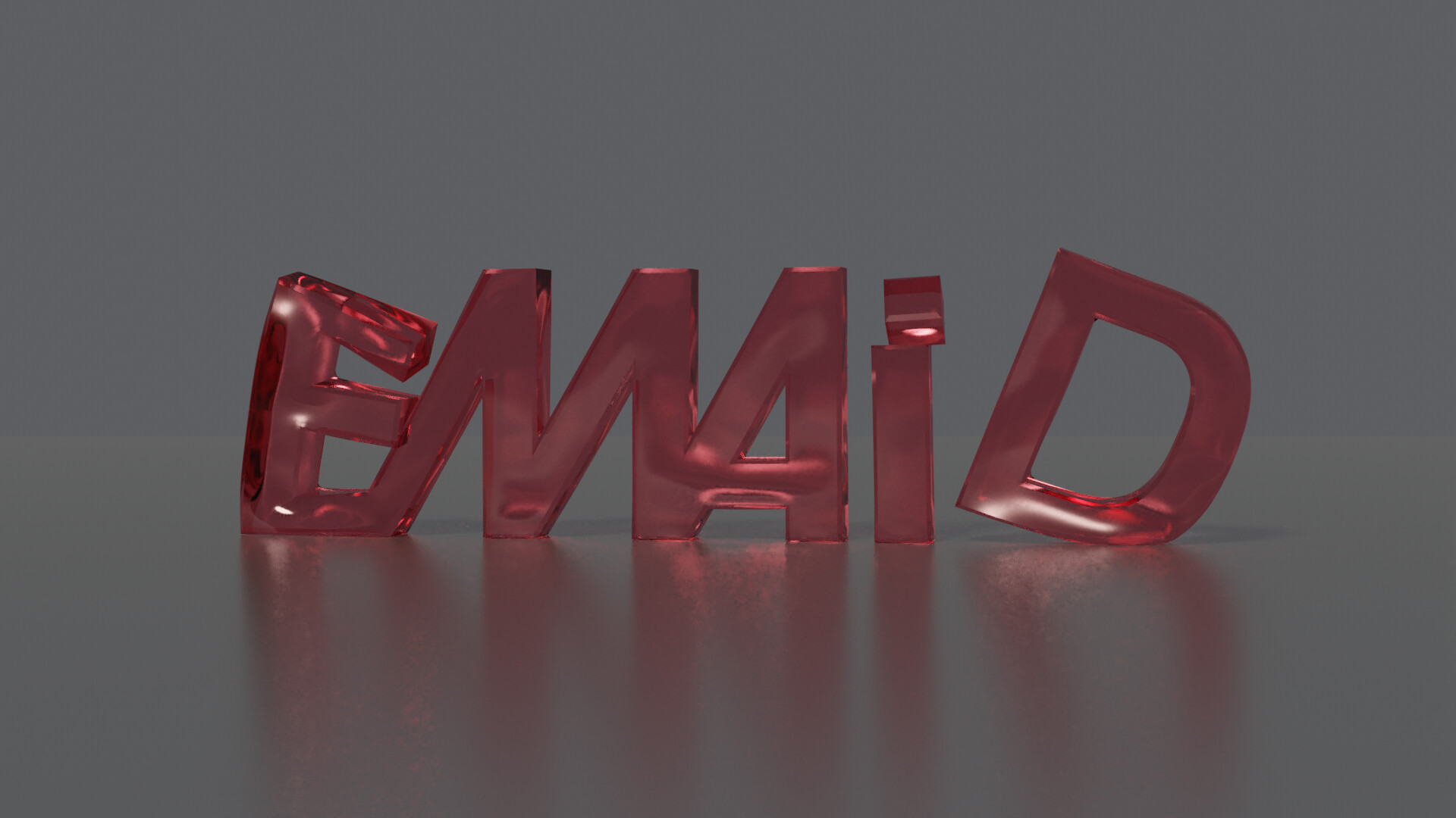 ArtStation - Jello Letters Test