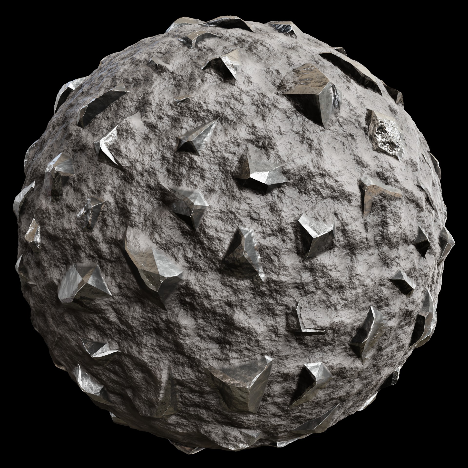 ArtStation - Procedural Ore Material (Blender Tutorial)