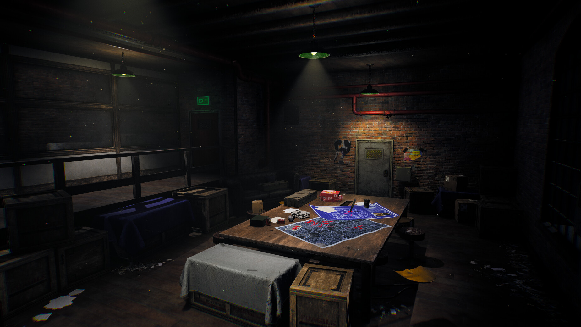 ArtStation - Heist prep room