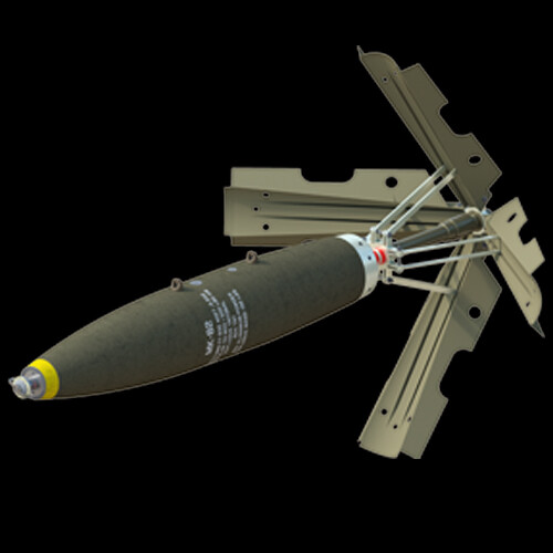 ArtStation - The Mk 82 with Mk 15 Snakeye fin assembly