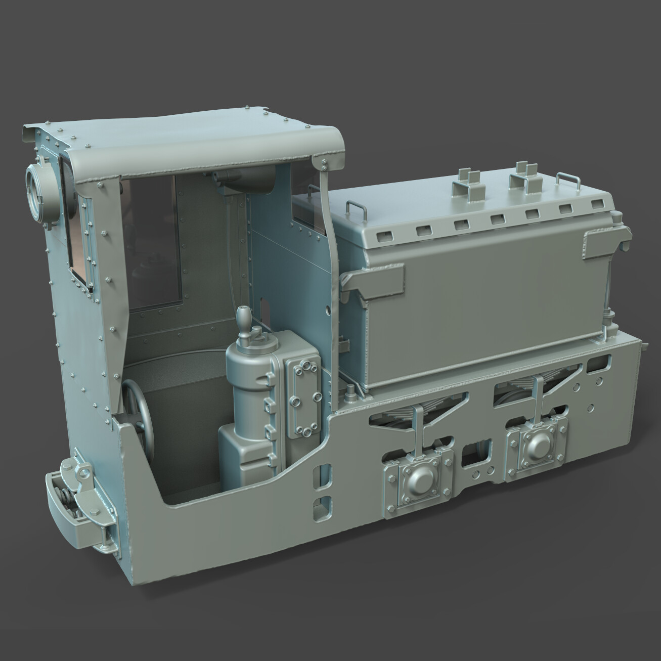 ArtStation - Electric Mining Loco