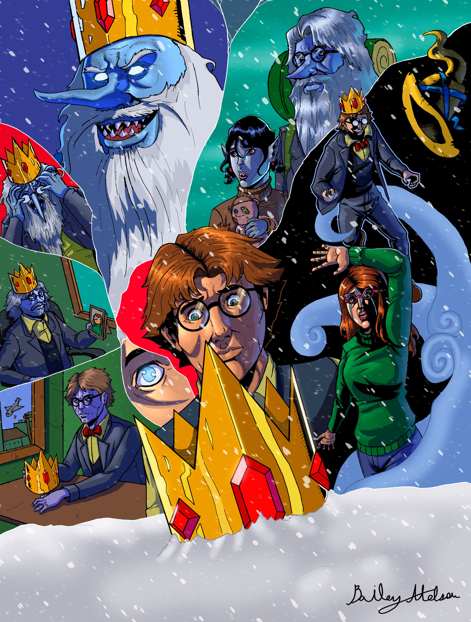 ArtStation - The Sad Story of Simon Petrikov (Adventure Time Comic Book ...